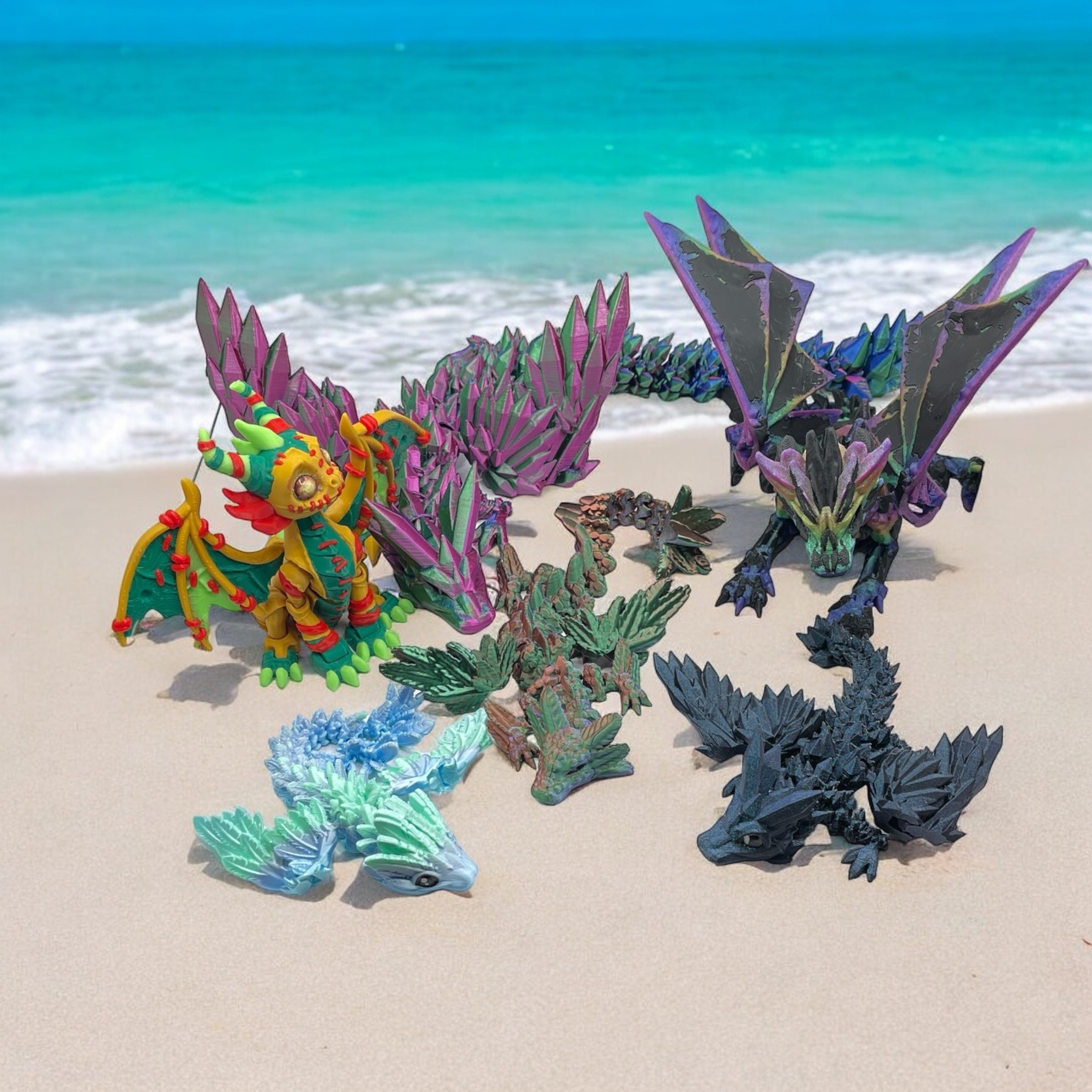 3d printed Winged Dragons – 3D Fantasy