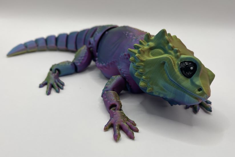 3D printed bearded dragon - NZ made and hand painted – 3D Fantasy