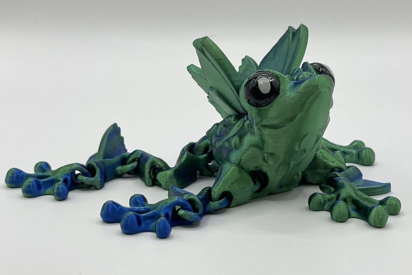 3D Printed Flutter Frog - NZ made and hand painted – 3D Fantasy