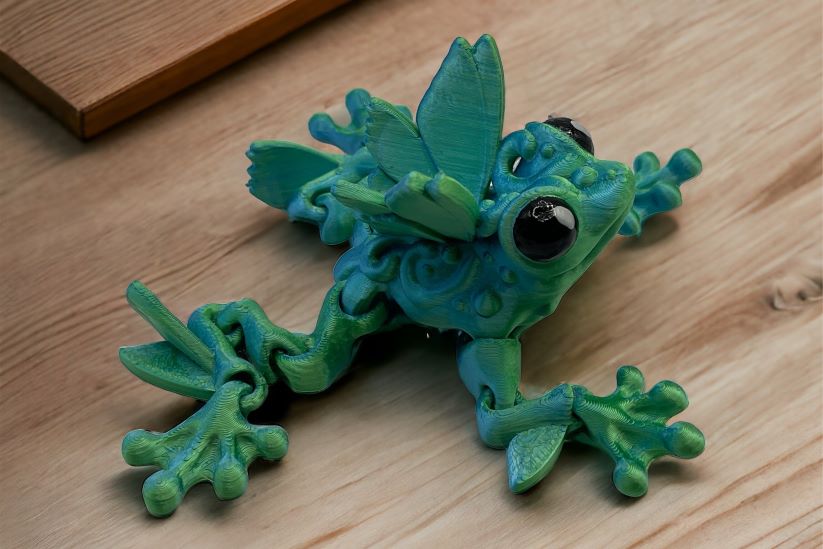 3D Printed Flutter Frog - NZ made and hand painted – 3D Fantasy