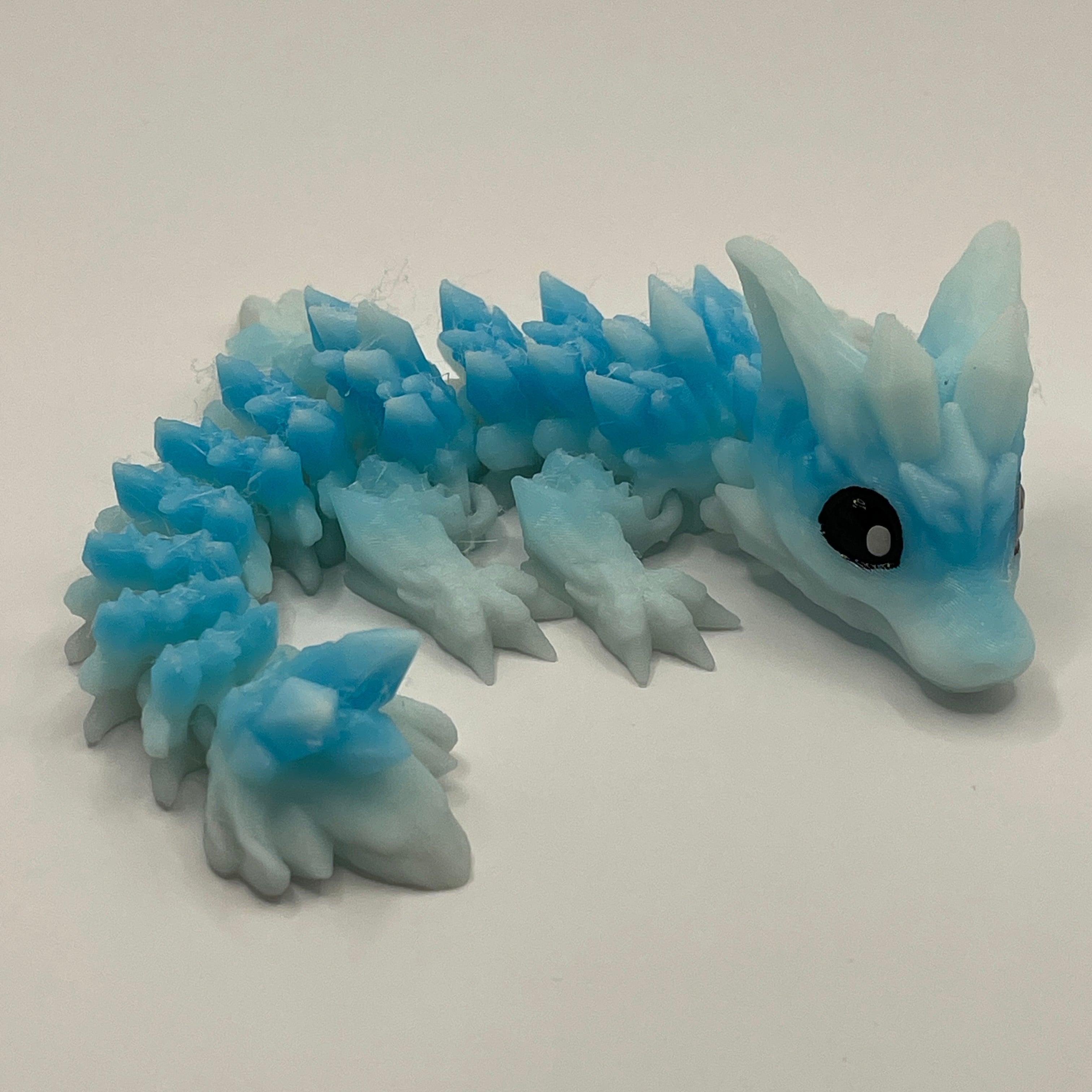 3D Printed Crystal Wolf Dragon - NZ made – 3D Fantasy